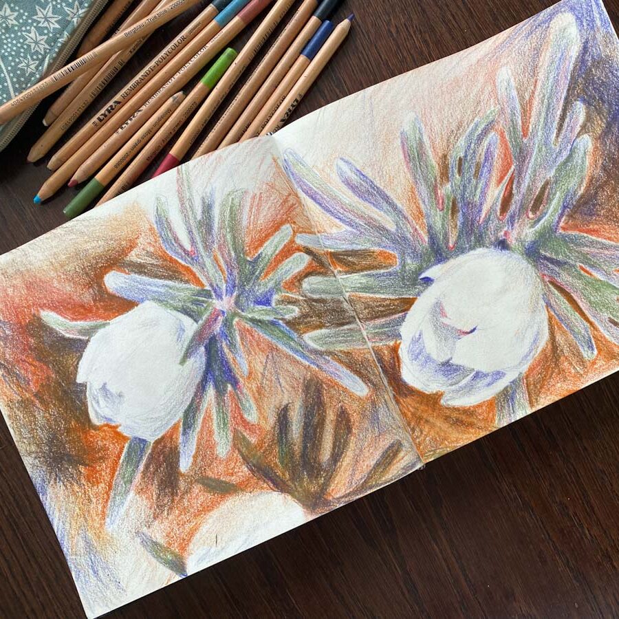 Flipping Through Sketchbook 2023 Artboginskaia